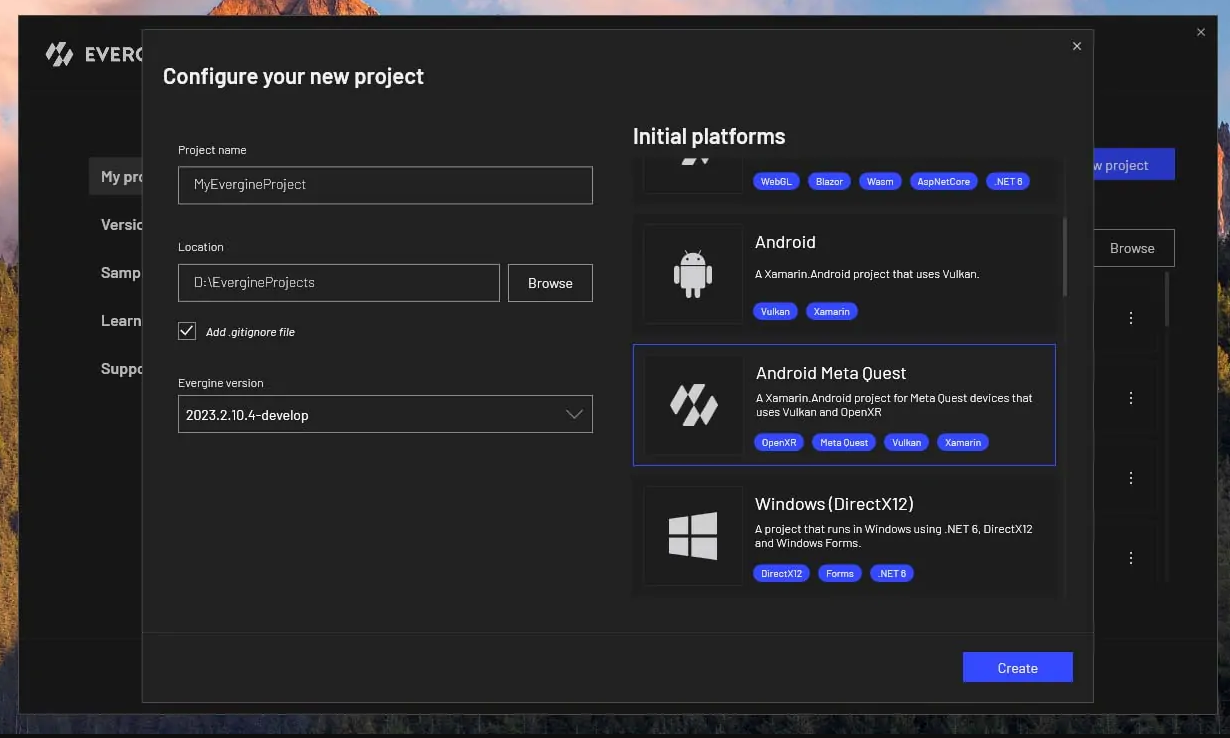 OpenXR | Evergine Doc