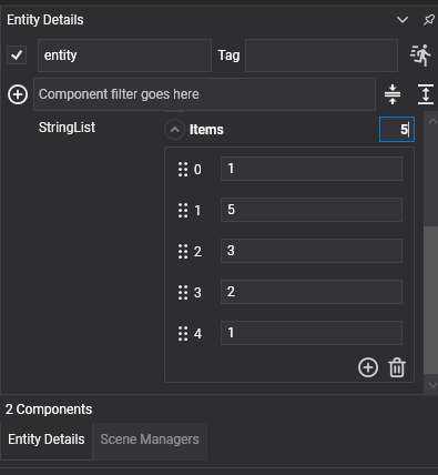 IList Support in Components | Evergine Doc